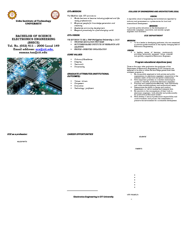 Ece Brochure Revised | PDF