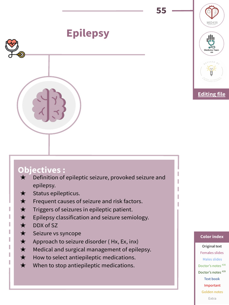 Epilepsy | PDF