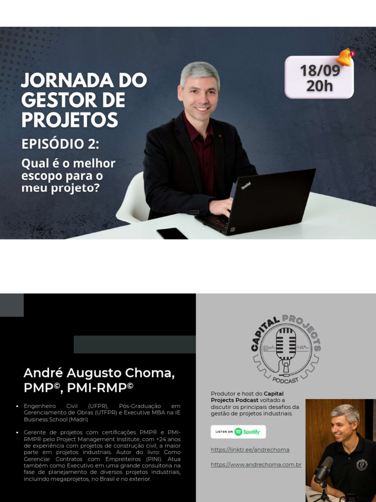 Episódio 2 - Qual É o Melhor Escopo | PDF