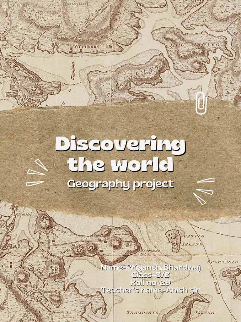 Beige Vintage Geography Project Proposal | PDF | Social Science