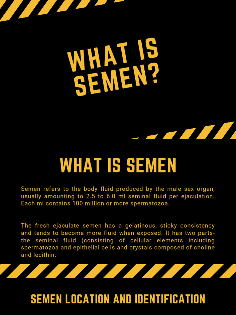 What Is SEMEN | PDF