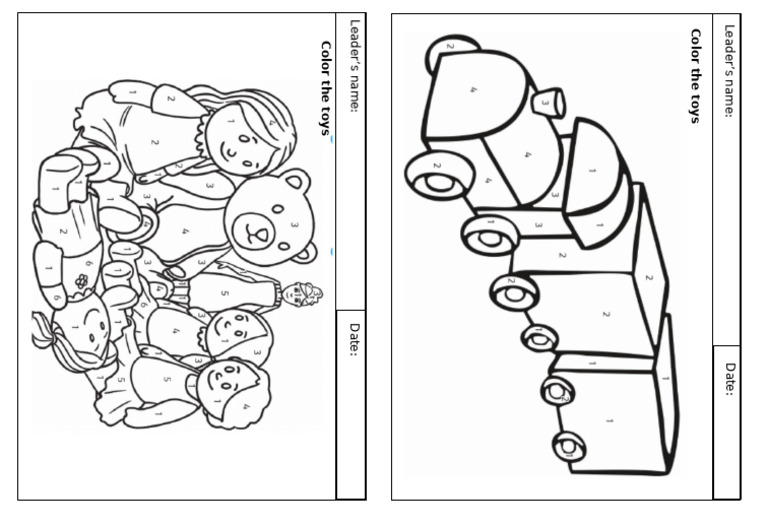 Color The Toys | PDF