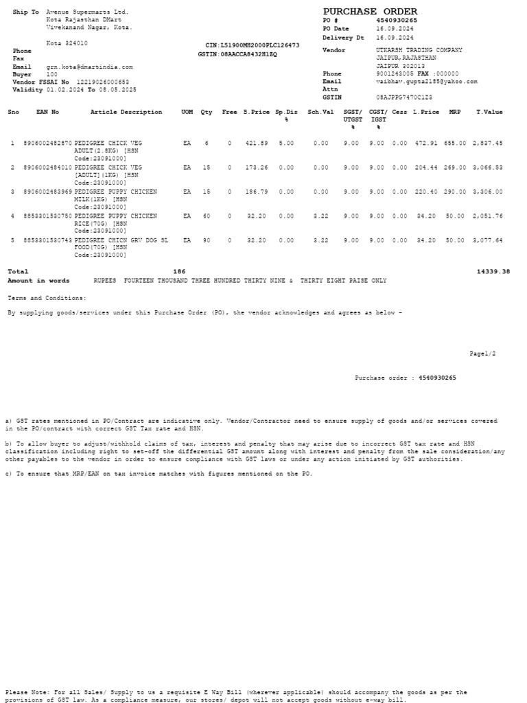 Pedigree Po (10) SKSK | PDF
