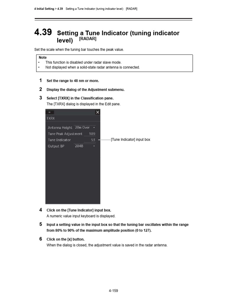 Tune_Indicator_Adjustment | PDF