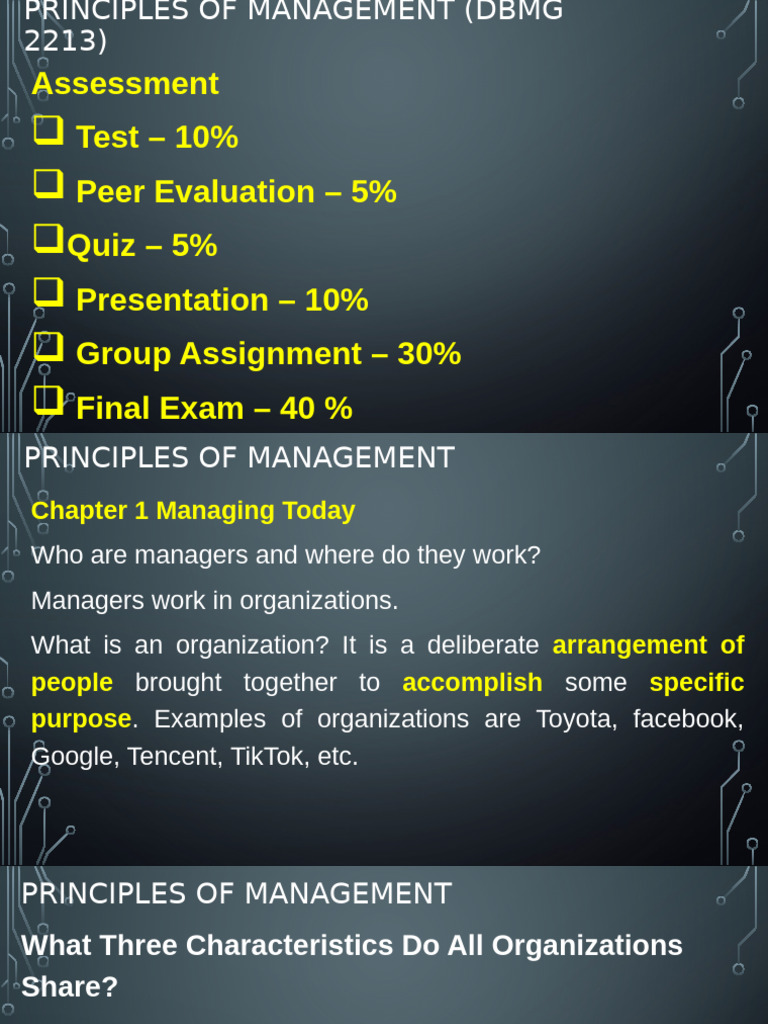 Chapter 1 Managing Today 4 | PDF