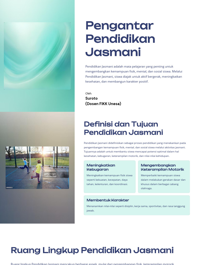 S1 DDP P-00 Pengantar-Pendidikan-Jasmani | PDF