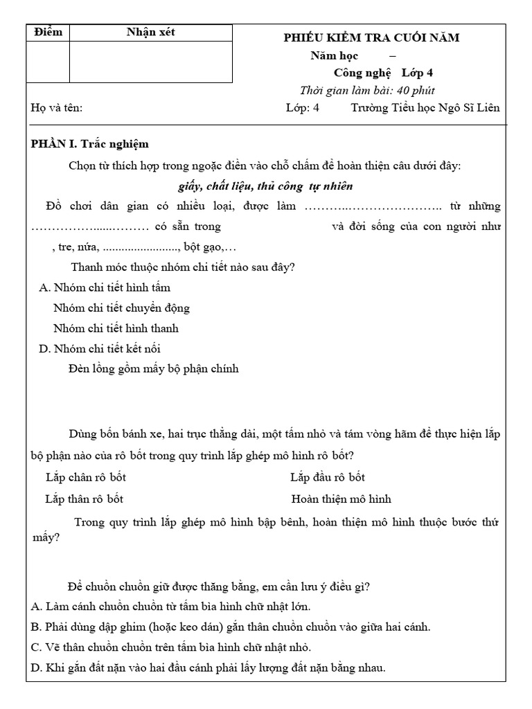 4a4. Cong Nghe - Không Đa | PDF