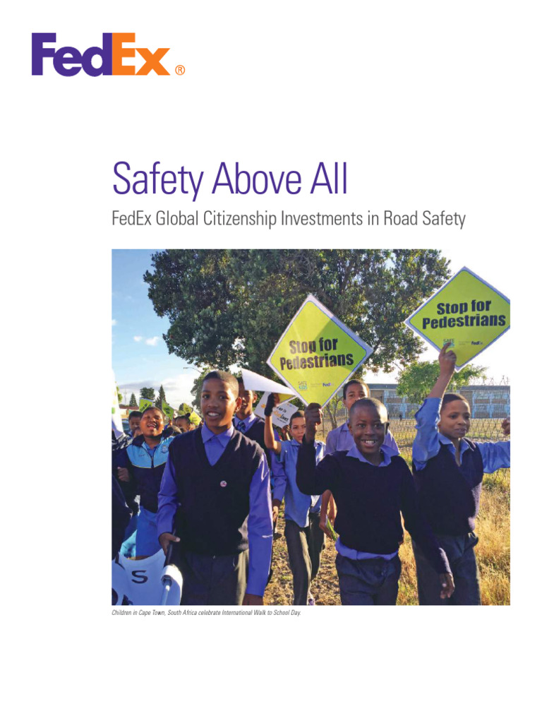 FedEx Safety Report 2016 FINAL.compressed | PDF