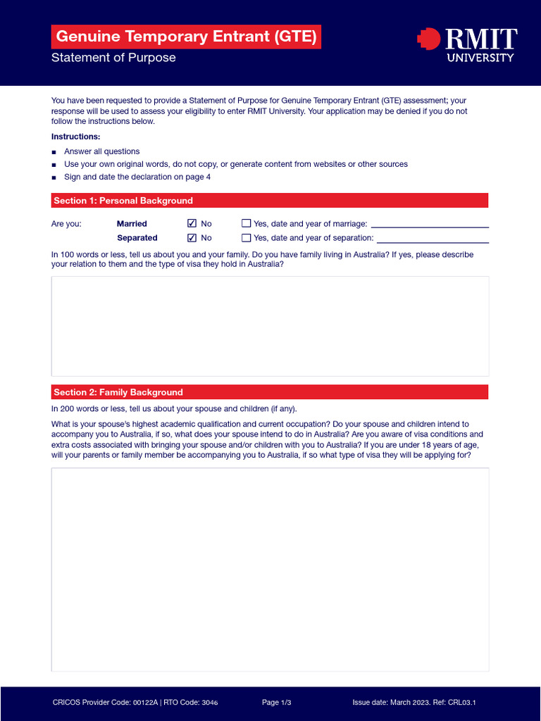 Sagar Sop Rmit | PDF