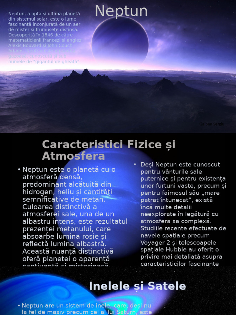 Neptun Galben Sergiu | PDF