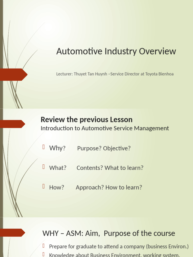 Automotive Industry Overview Sep, 2024 | PDF