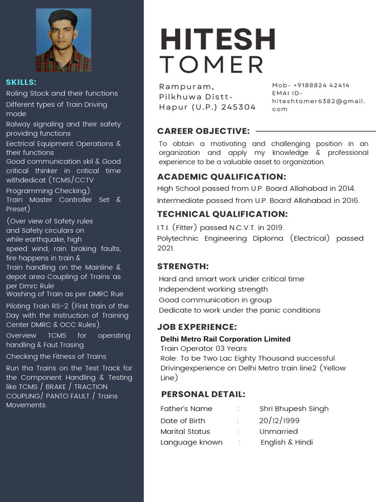 Hitesh Tomer Resume | PDF