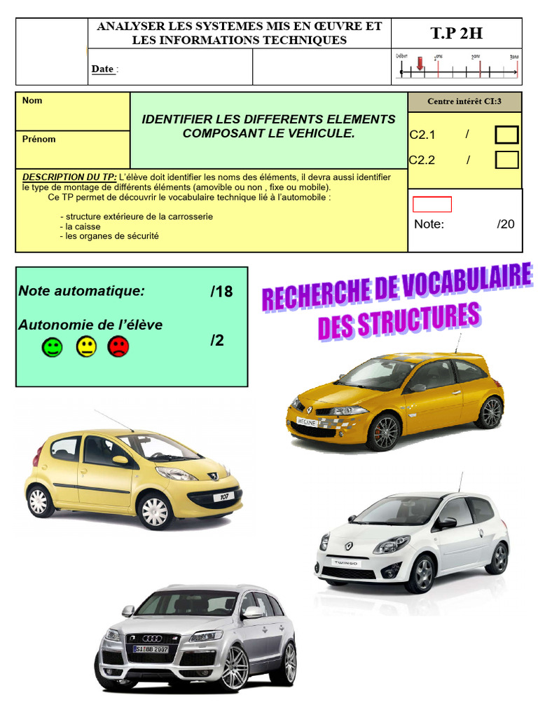 TD4 Structure - Ã©lÃ Ve 2 | PDF
