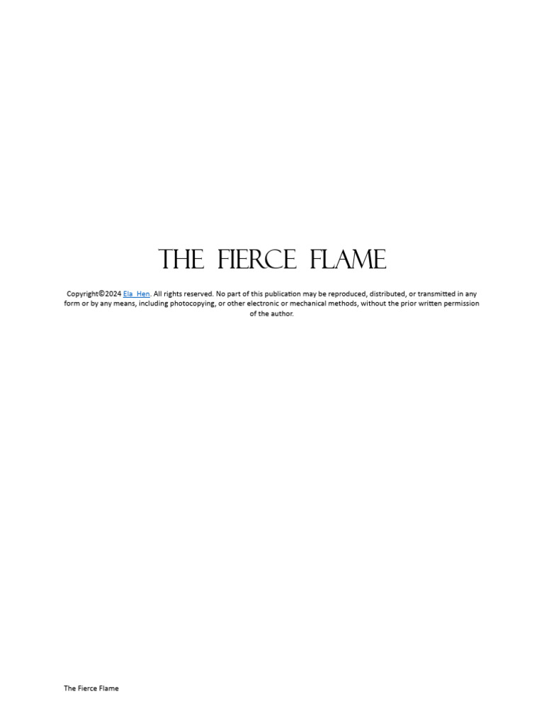 The Ferice Flame-72 To 79 (Finall) | PDF