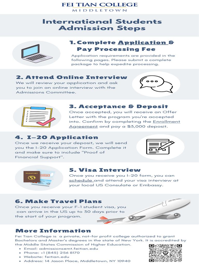 FT - International Students Application Steps | PDF