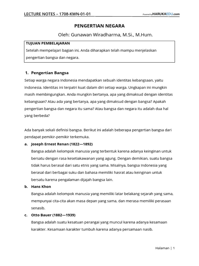 Lecture Note 2 Tugas Kuliah | PDF
