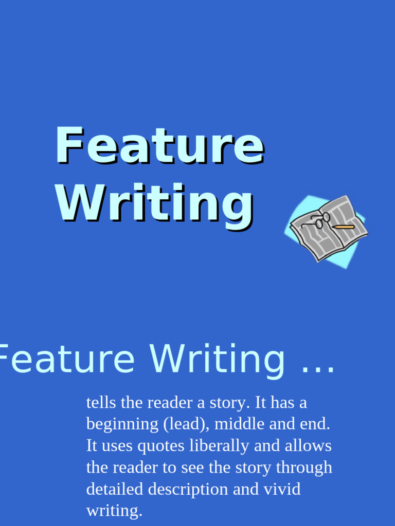 Feature Writing | PDF