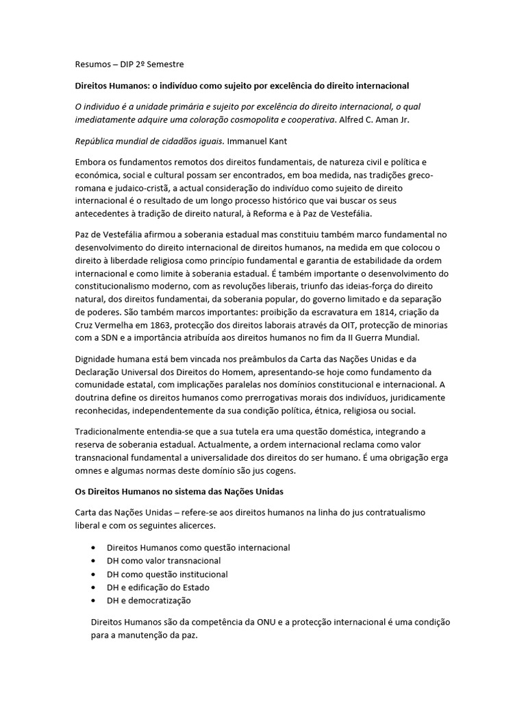 Resumos DIP 2 | PDF