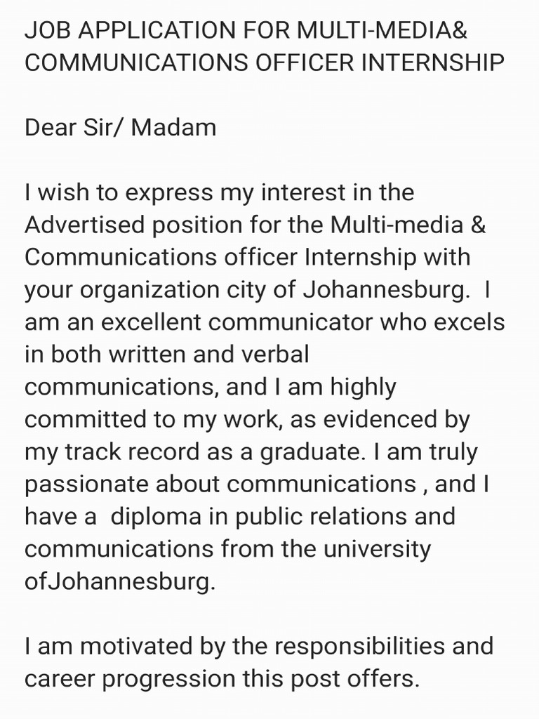 Letter city of jhb | PDF