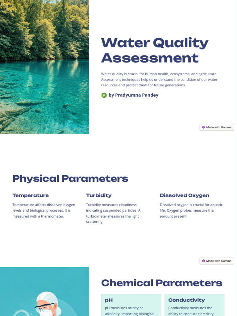 Water Quality Assessment | PDF | Water Quality | Water