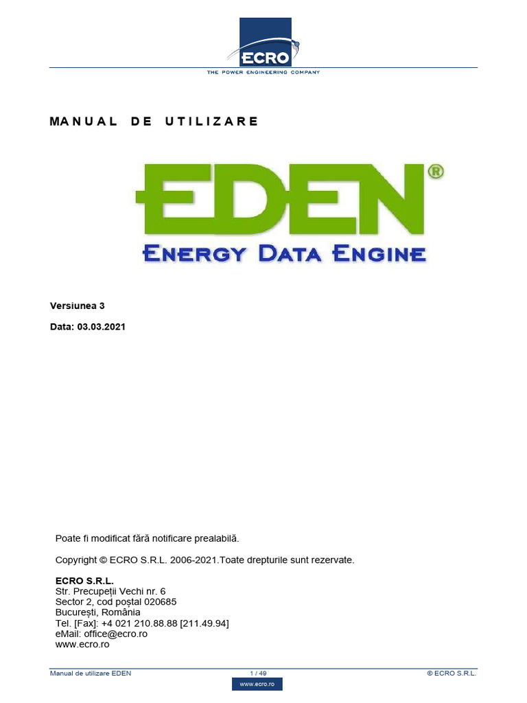 Manual Eden | PDF