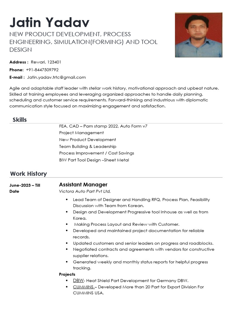 Jatin Yadav 2023 | PDF