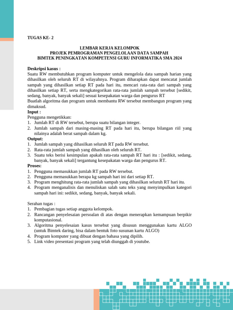 Projek Modul A.2 | PDF