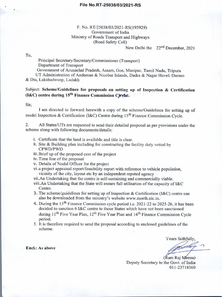 Final Guidelines of IC Scheme Circulated | PDF | Vehicles | Business