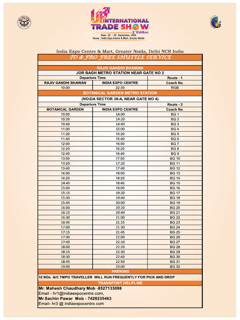 Shuttle UPITS 2024 | PDF
