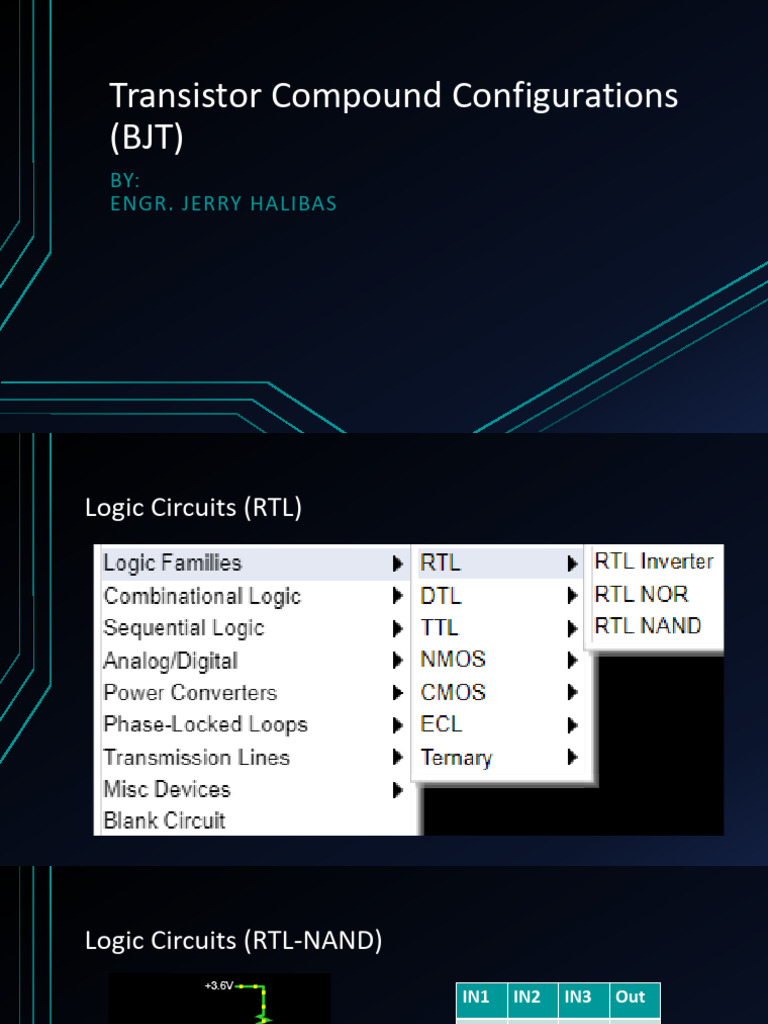 Transistor Compound Configurations BJT | PDF