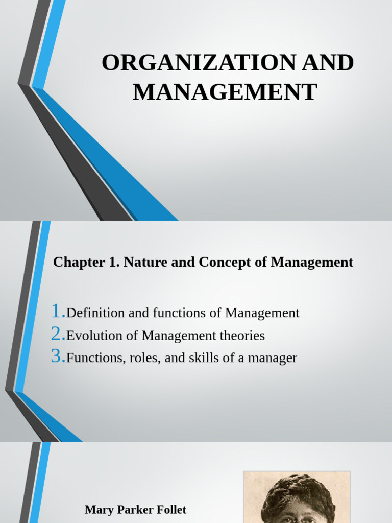 Organization and Management | PDF