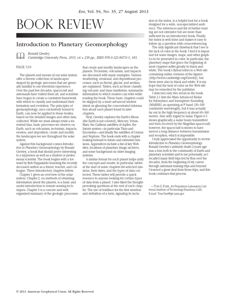 EoS Transactions - 2013 - Farr - Introduction to Planetary ...