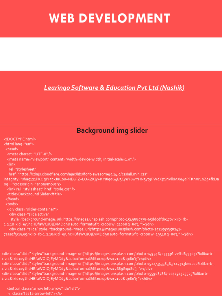 Background Img Slider | PDF