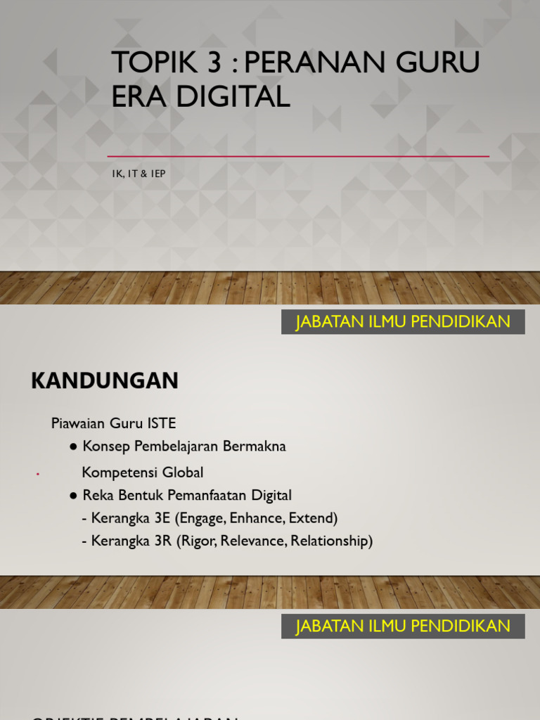 Piawaian ISTE untuk Pendidik | PDF