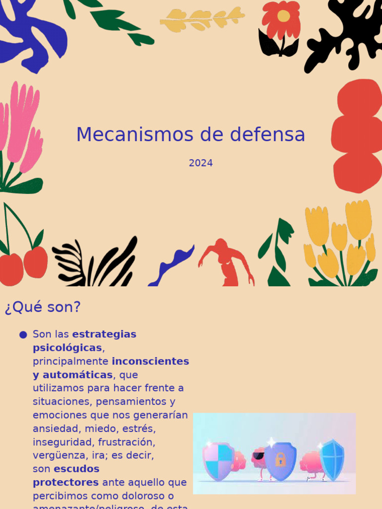 Mecanismos de Defensa | PDF