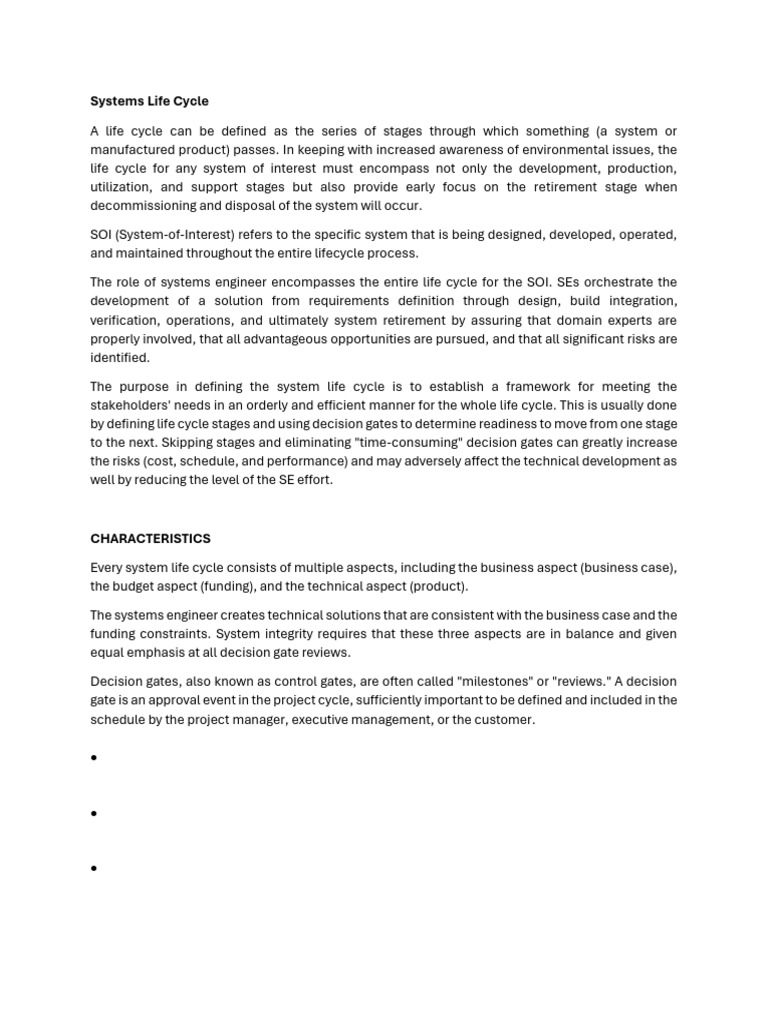 Life Cycle Terminology | PDF | Conceptual Model | Business