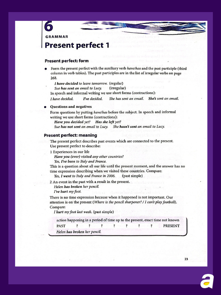 Present Perfect 1 | PDF