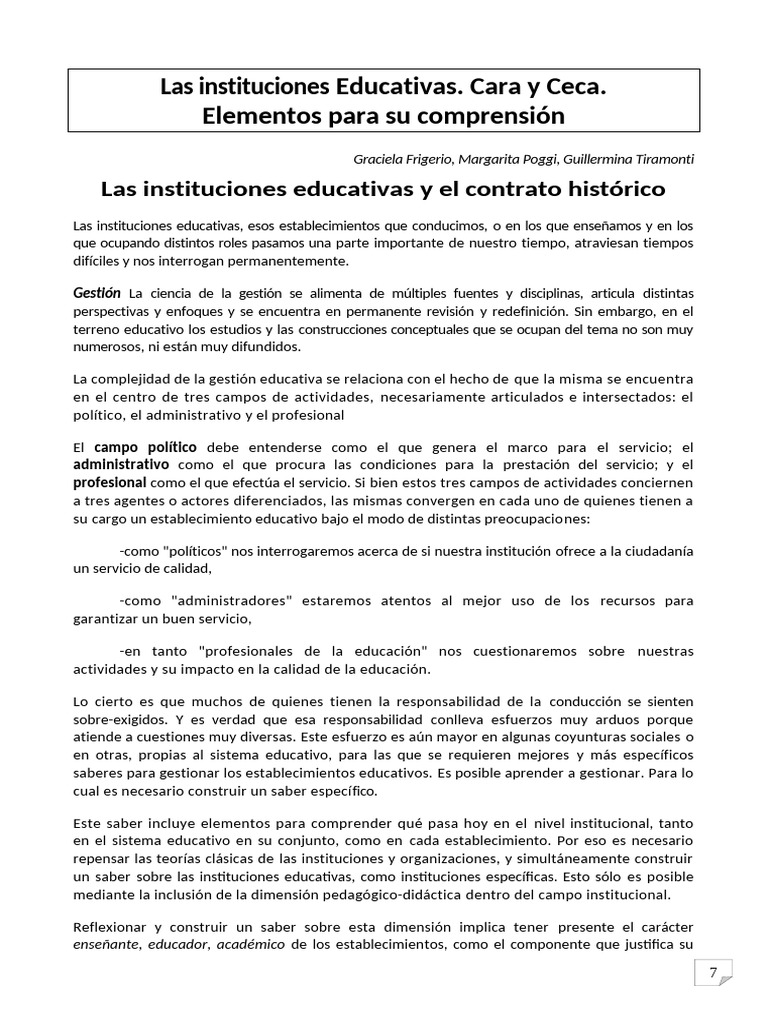 Las_instituciones_Educativas_Cara_y_Ceca | PDF