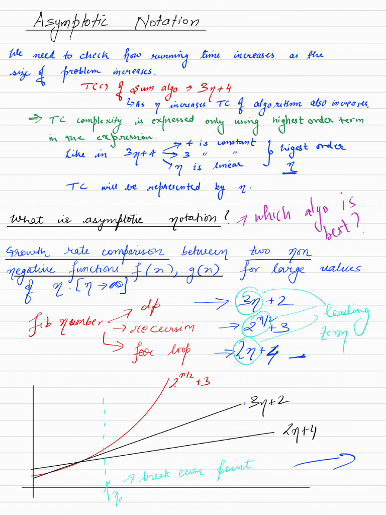 Lecture 3 Asymptotic Notation - 240905 - 023939 | PDF