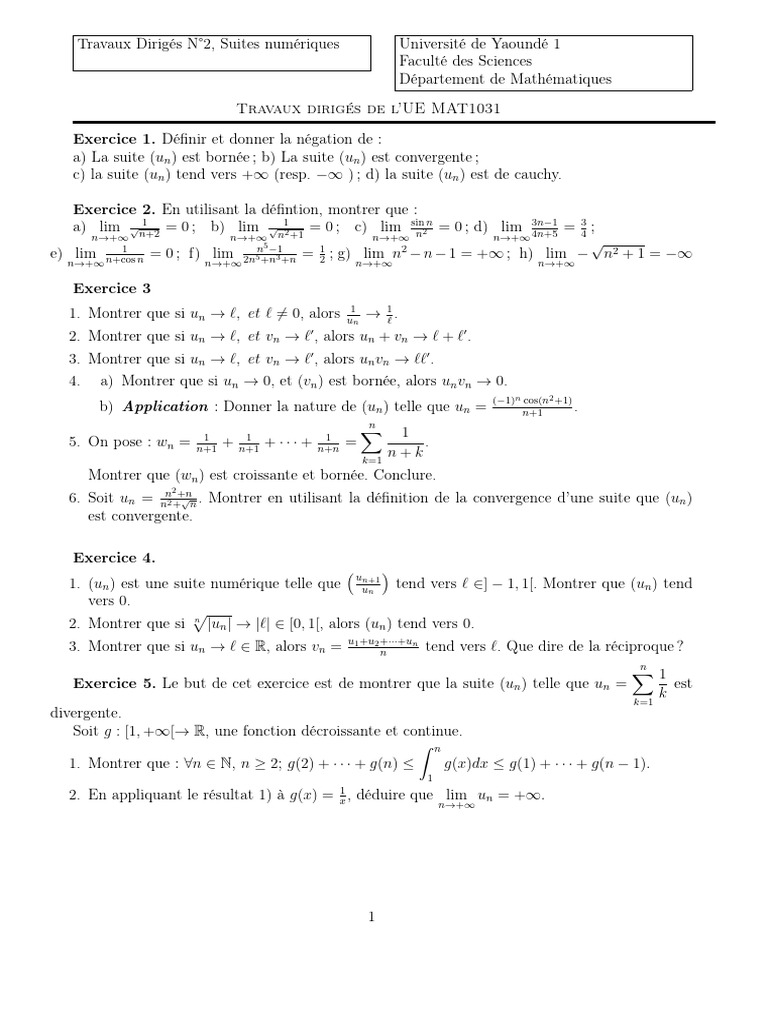 TD2 Mat1031-2022 | PDF