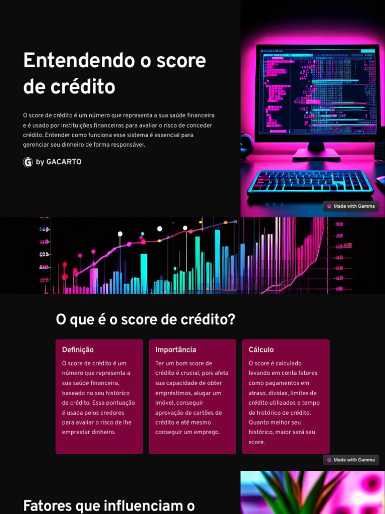 Entendendo o Score de Credito | PDF | Empréstimos | Crédito