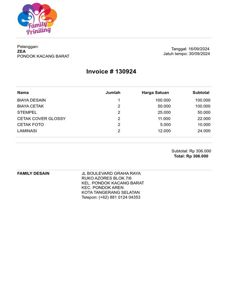 Invoice Zea 16092024 | PDF Invoice Zea 16092024 | PDF