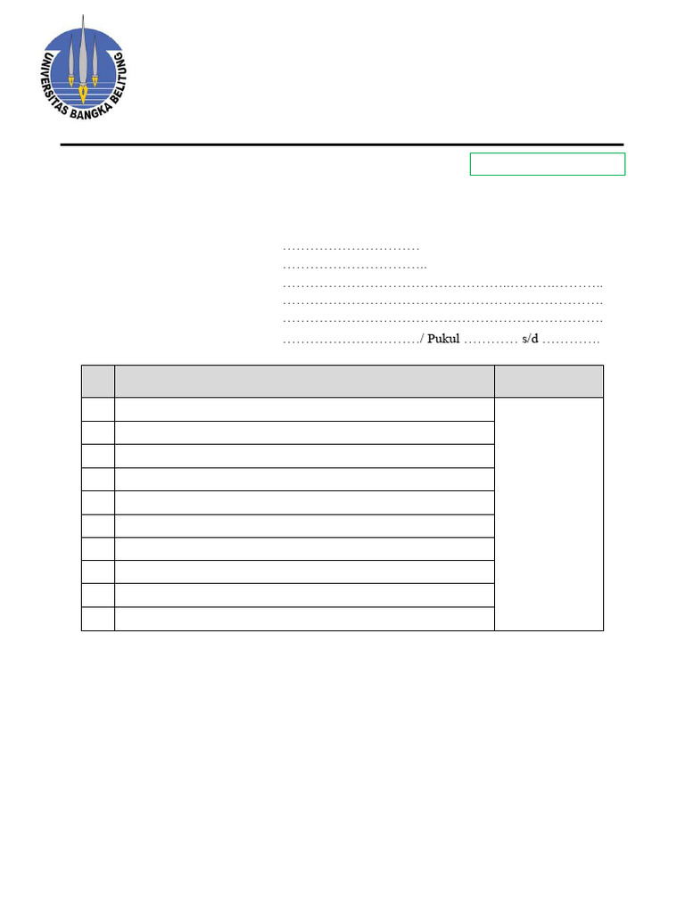 Form 019 Rev03 - Lembar Catatan Seminar Hasil | PDF