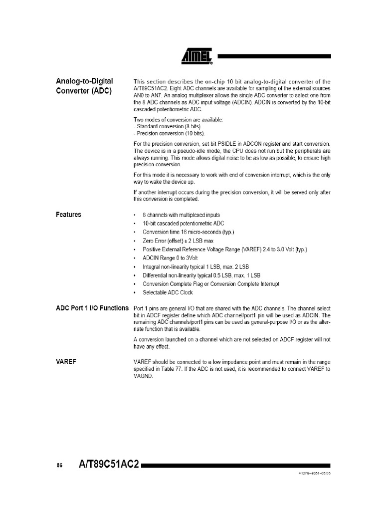 ADC_Datasheet | PDF
