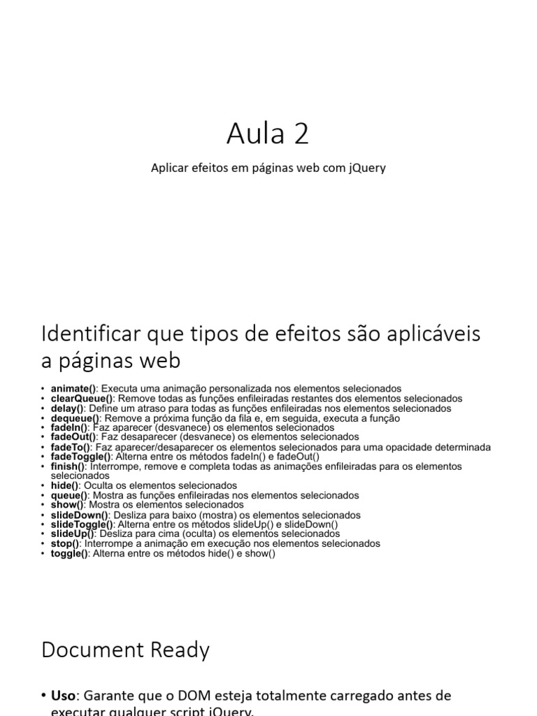 Aula 2 | PDF