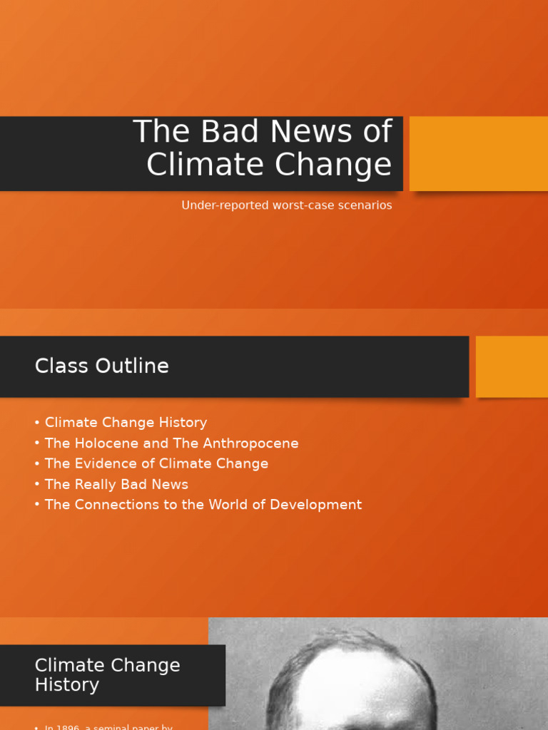 The Bad News of Climate Change | PDF