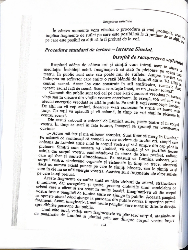 Procedura Standard de Iertare - Iertarea Sinelui | PDF