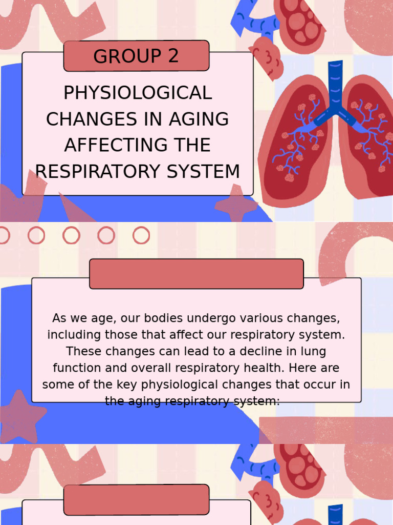 Respiratory System Biology Presentation in A Blue Pink Bold Style | PDF