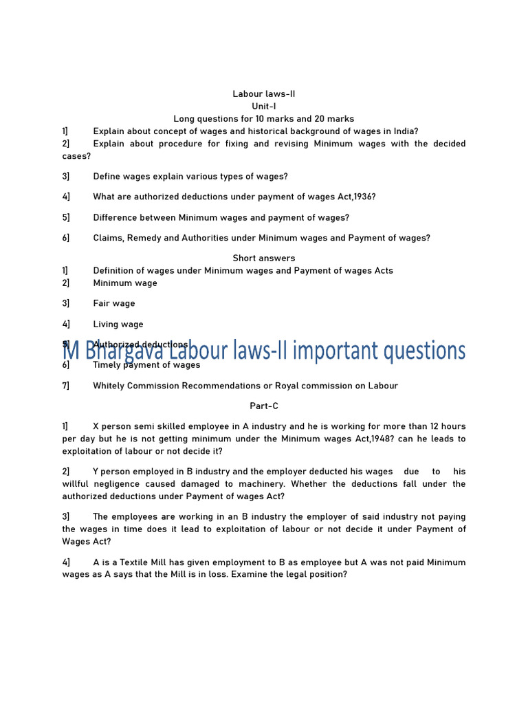 important questions | PDF