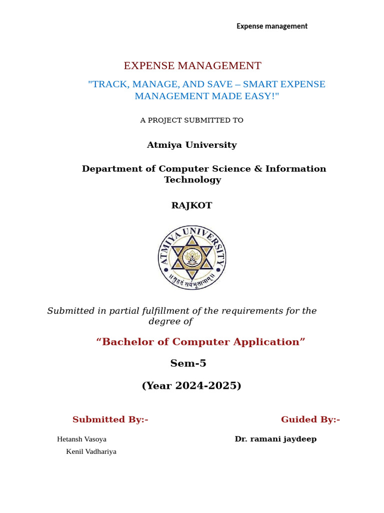 Reference Project Report | PDF